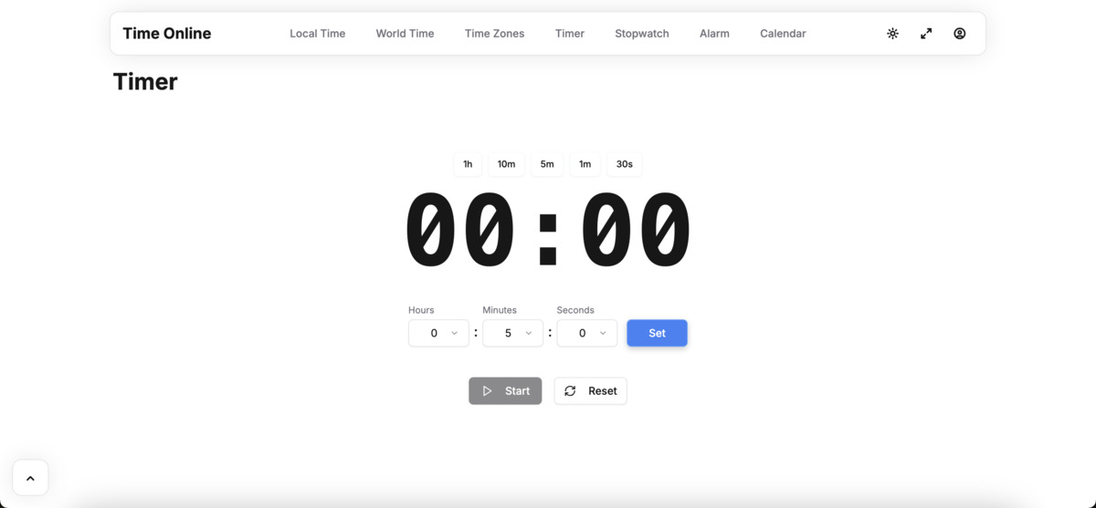 Online Timer | Countdown Timer with Visual Alerts | Time Online